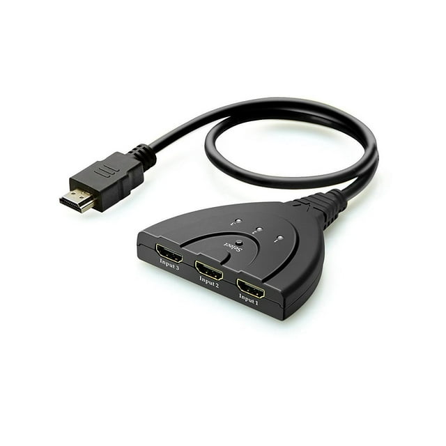 New 1080P HDMI AUTO Switch Splitter Switcher HUB for PS4 Cable Box Xbox ...