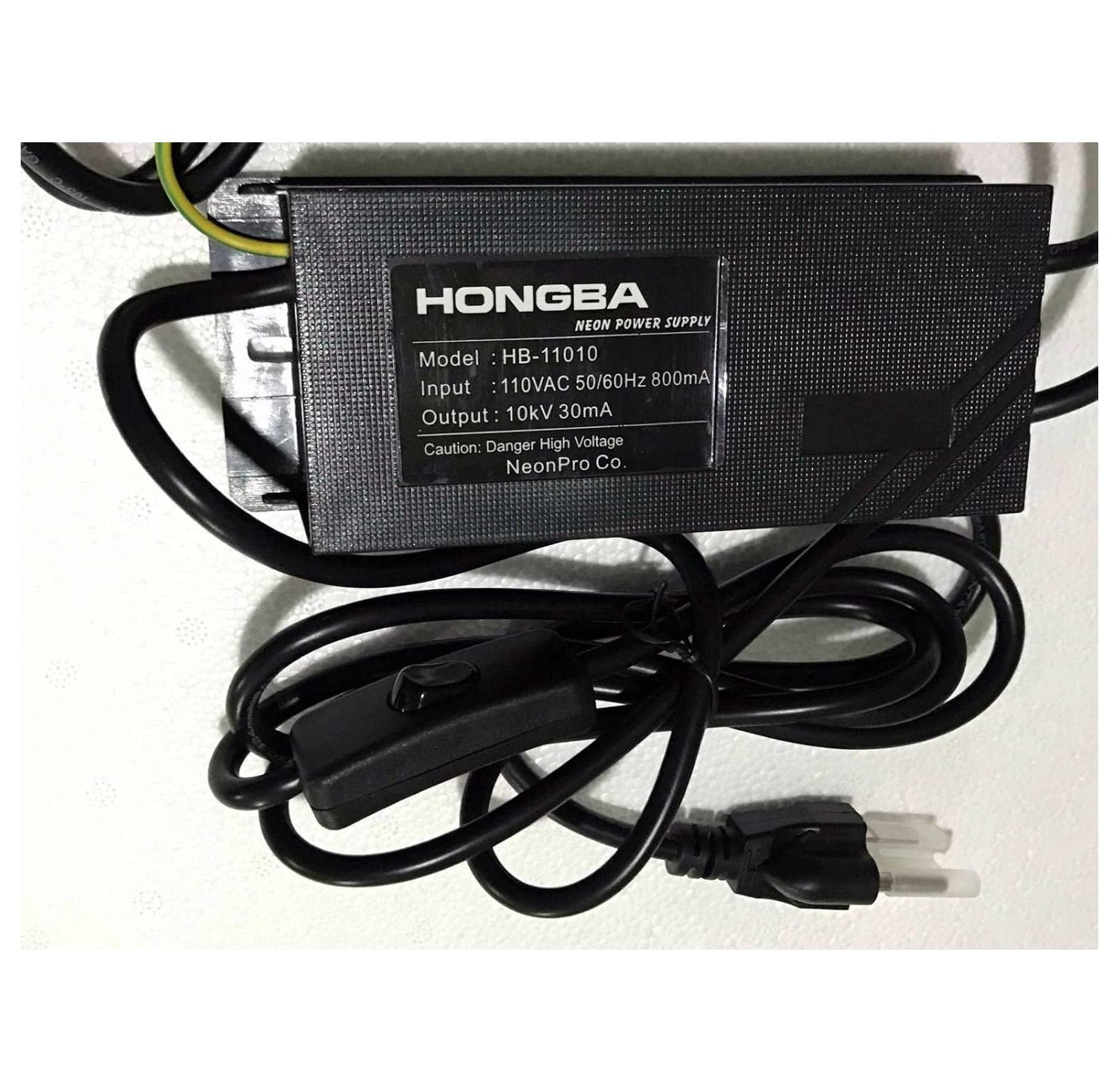 New 10kV Neon Sign Power Supply Neon Light Electronic Transformer HB-11010 - Walmart.com