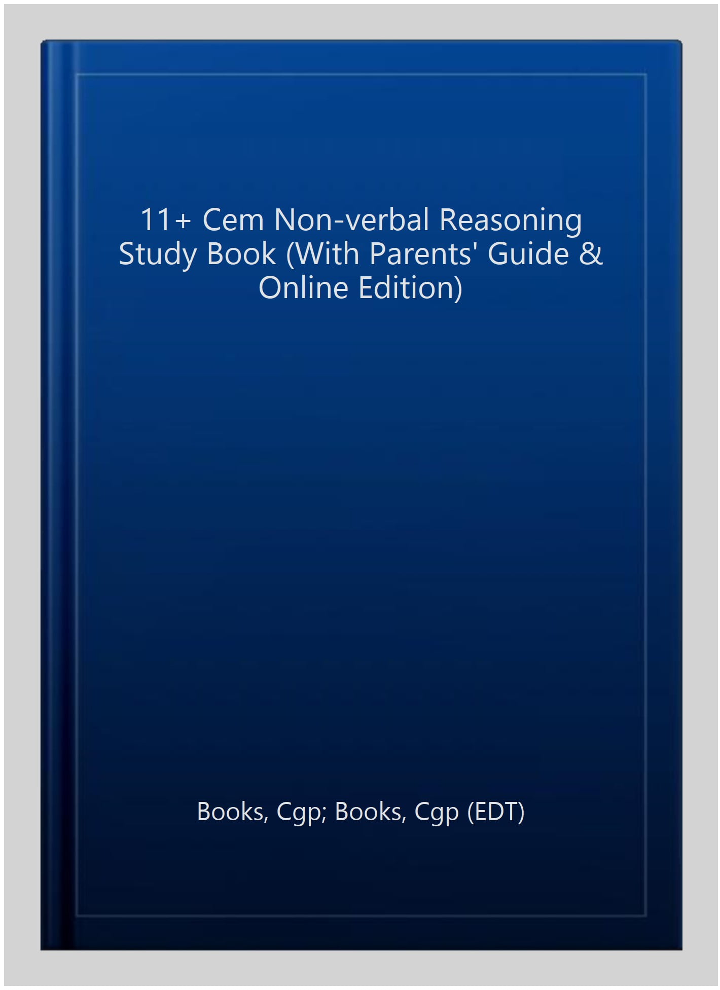 New 11+ Cem Non-Verbal Reasoning Study Book (With Parents' G - Walmart.com