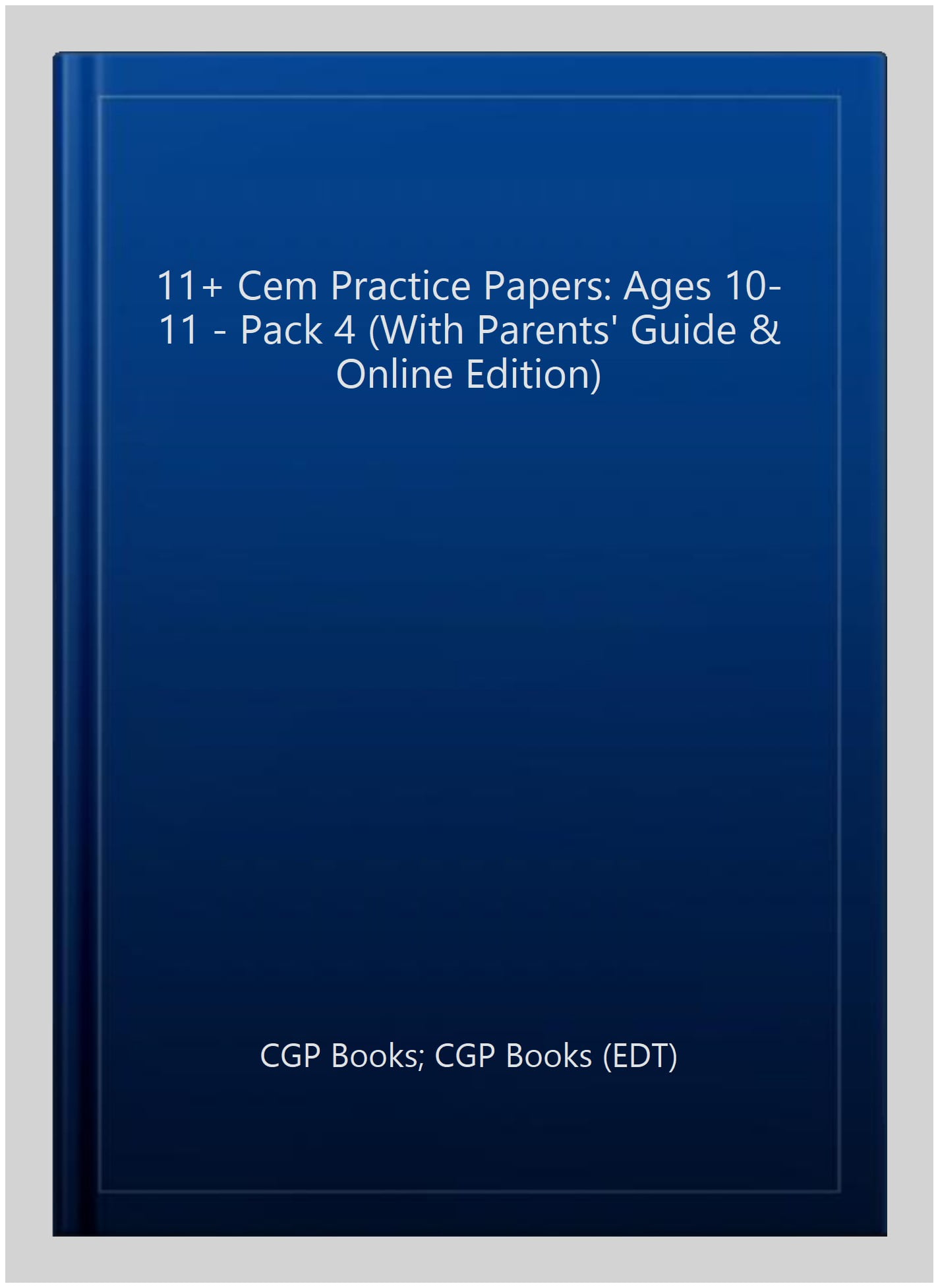 Pre-Owned New 11+ Cem Practice Papers: Ages 10-11 - Pack 4 (With Paren ...