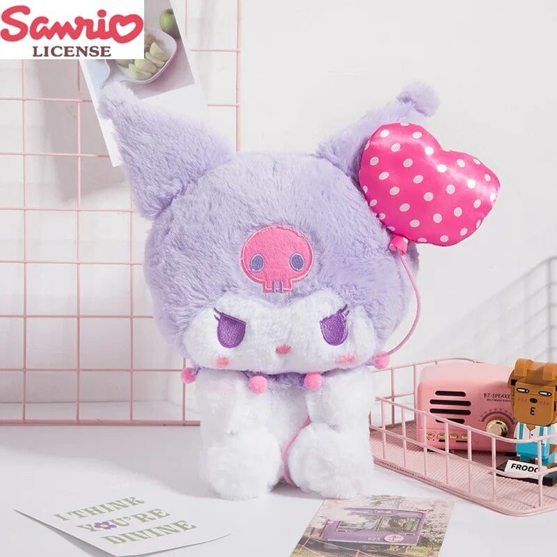 New 12 Inch Sanrio Kawaii Kuromi Ice Cream Plush Doll Soft Pillow Toys ...