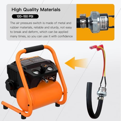 New 120V AC Pressure Switch Compatible with N003306SV N003307SV Air ...