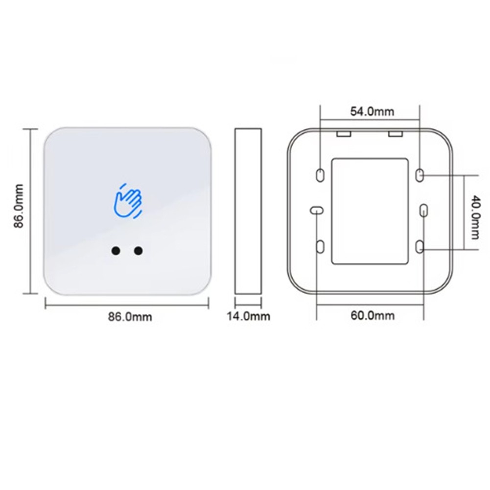 New 12V/24V Touchless Infrared Sensor Switch Contactless Control Button ...