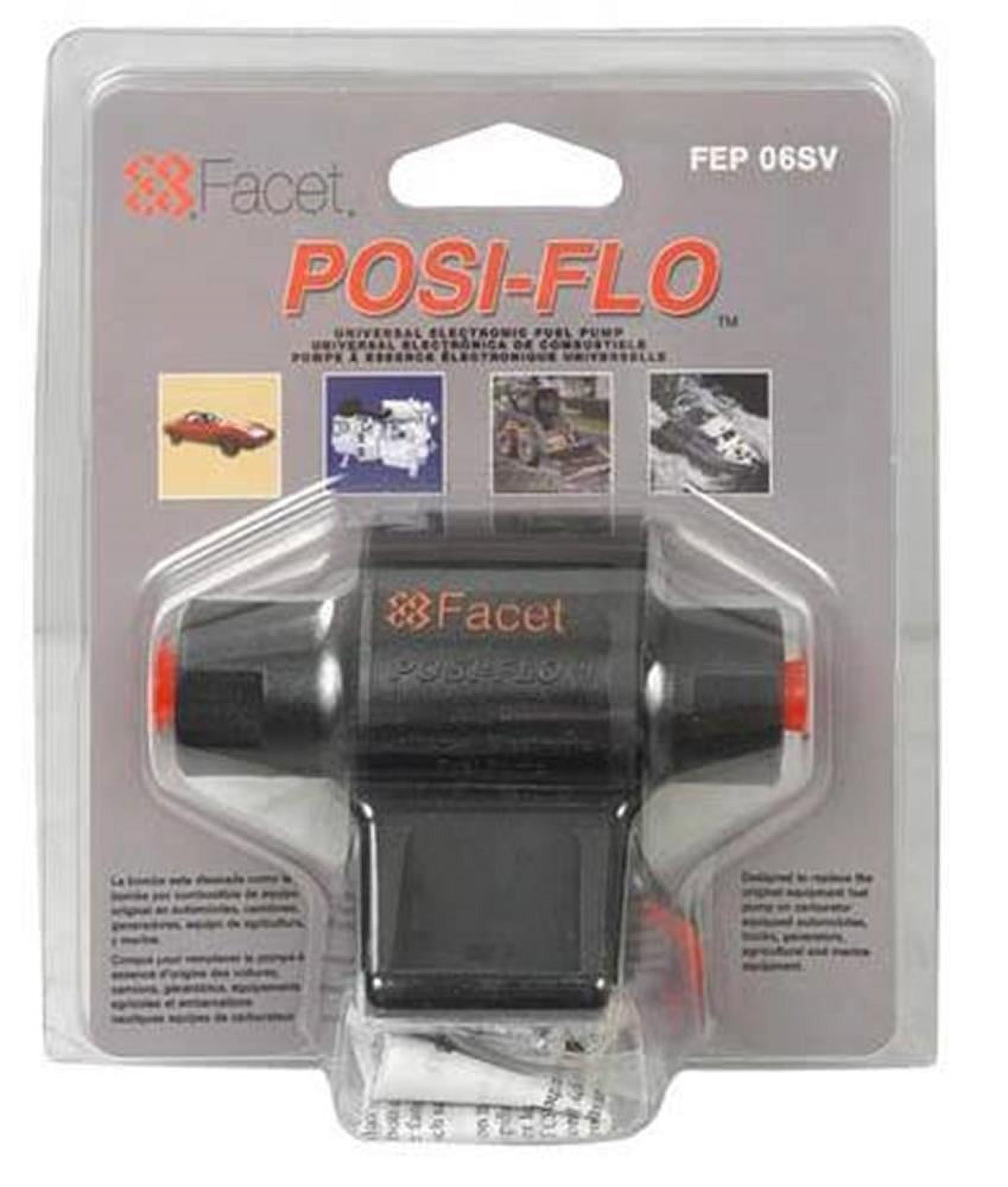 12V Facet Posi-Flo Solid State Fuel Pump Fits Kit Carbureted Engine ...