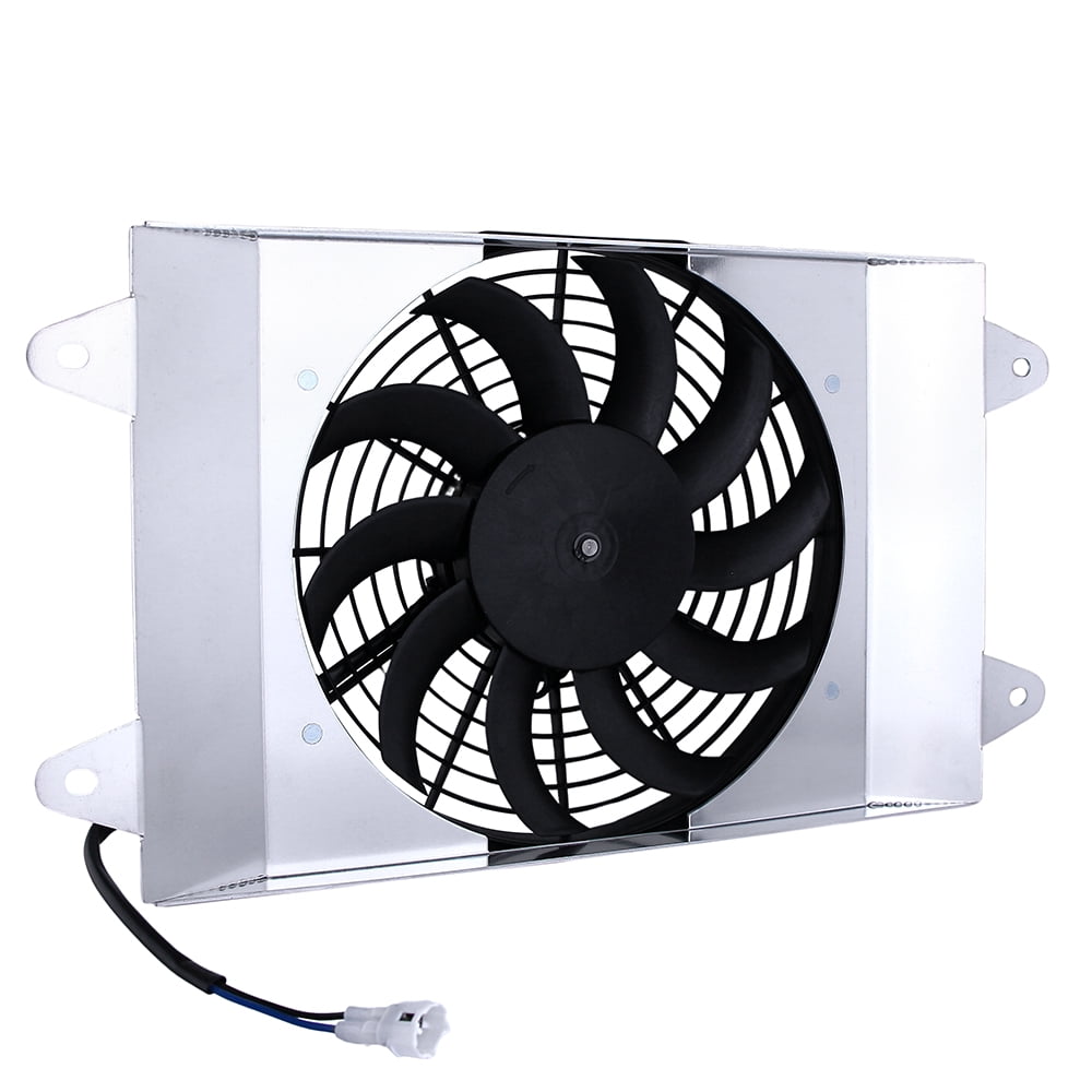 New 12V Radiator Fan Motor Compatible With Yamaha UTV Rhino 700 YXR700F ...