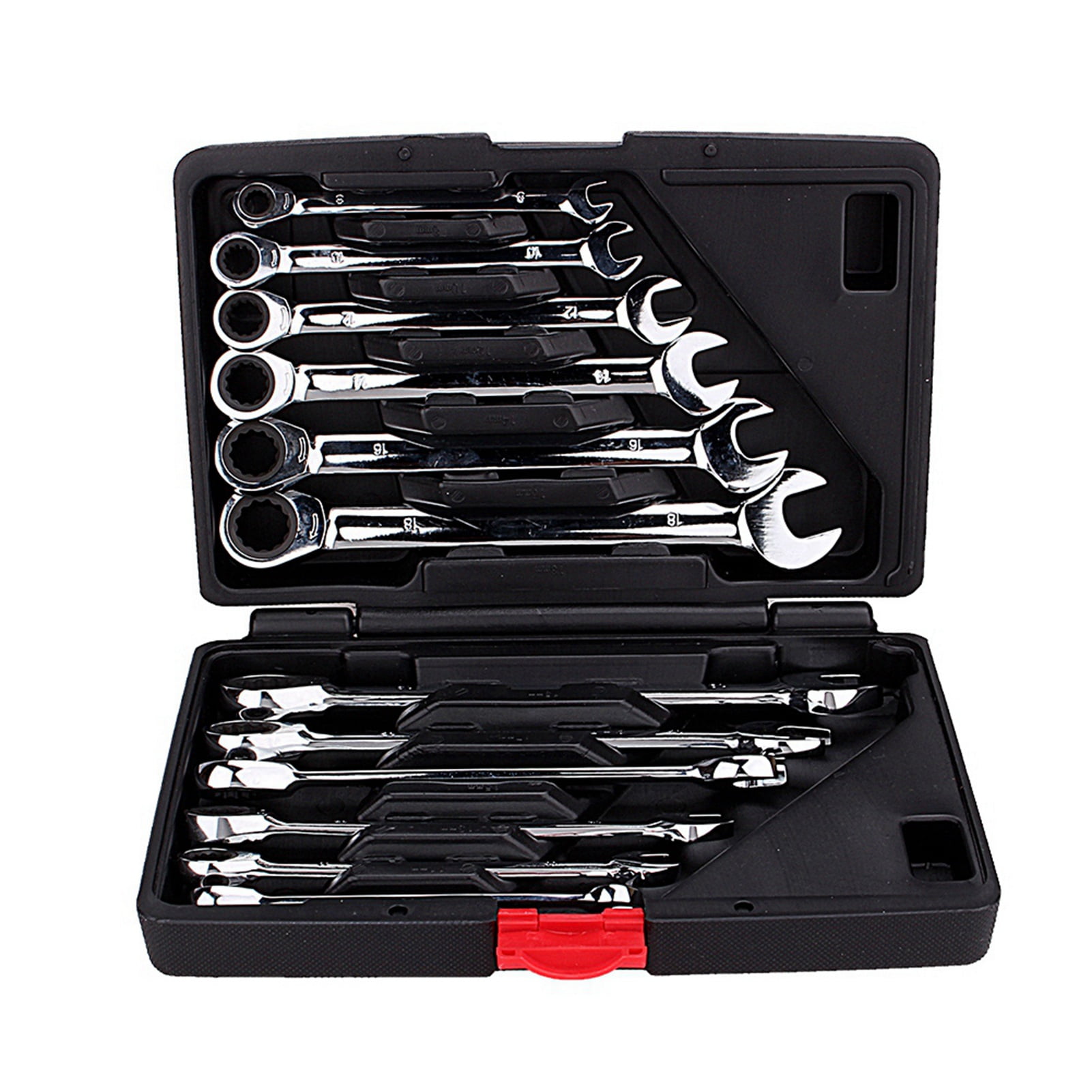 New 12pcs Ratchet Socket Wrench Set Car Repair Tool Ratchet Torque Wrench Combo Kit 8-19mm ...