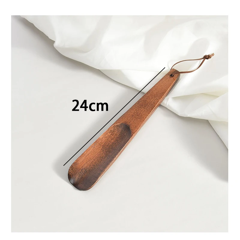 New 15-31cm Short Handle Shoehorn Advanced Solid Wood Shoe Horns ...