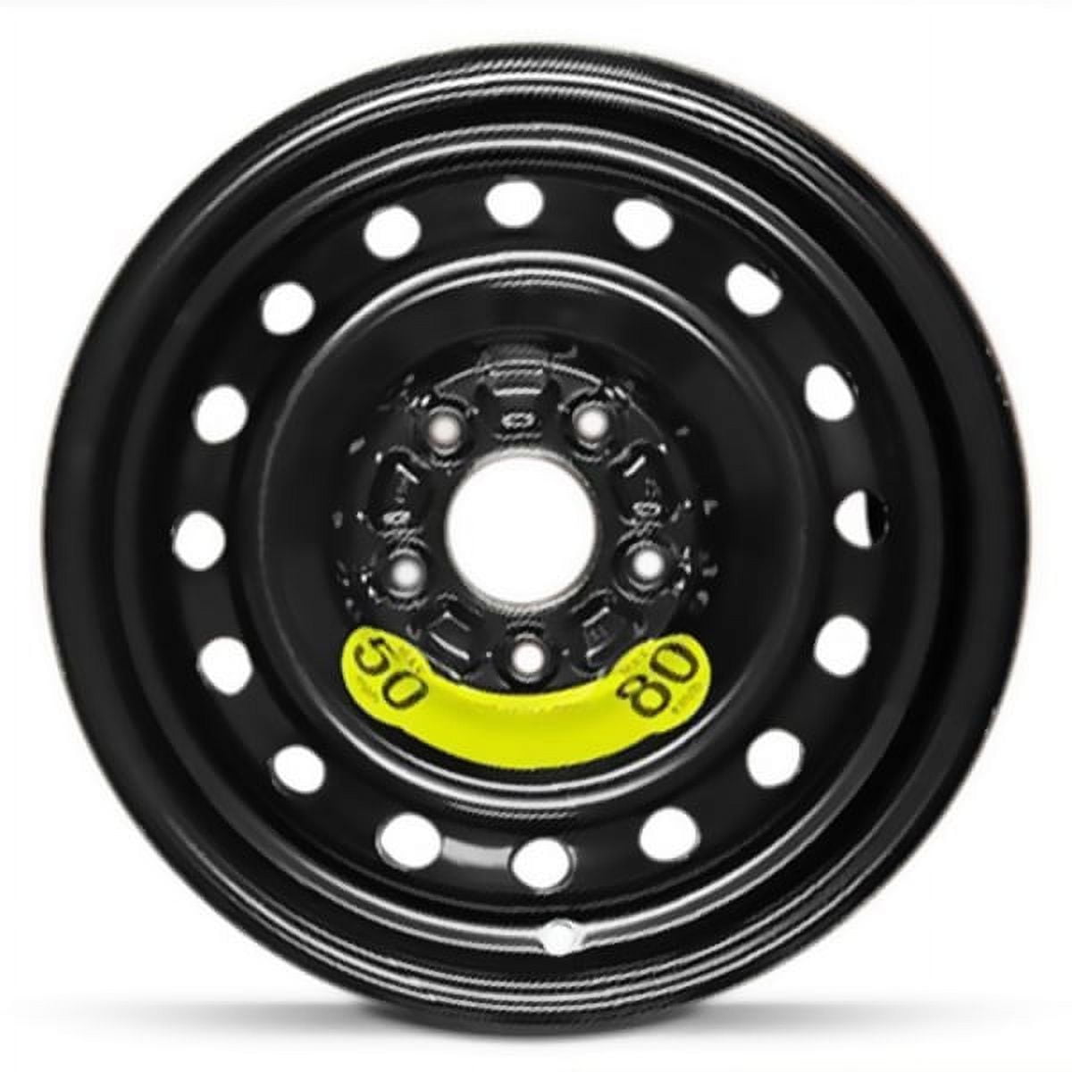New 15x4 inch Wheel for Hyundai Kia Forte (14-21) Black Painted Steel ...