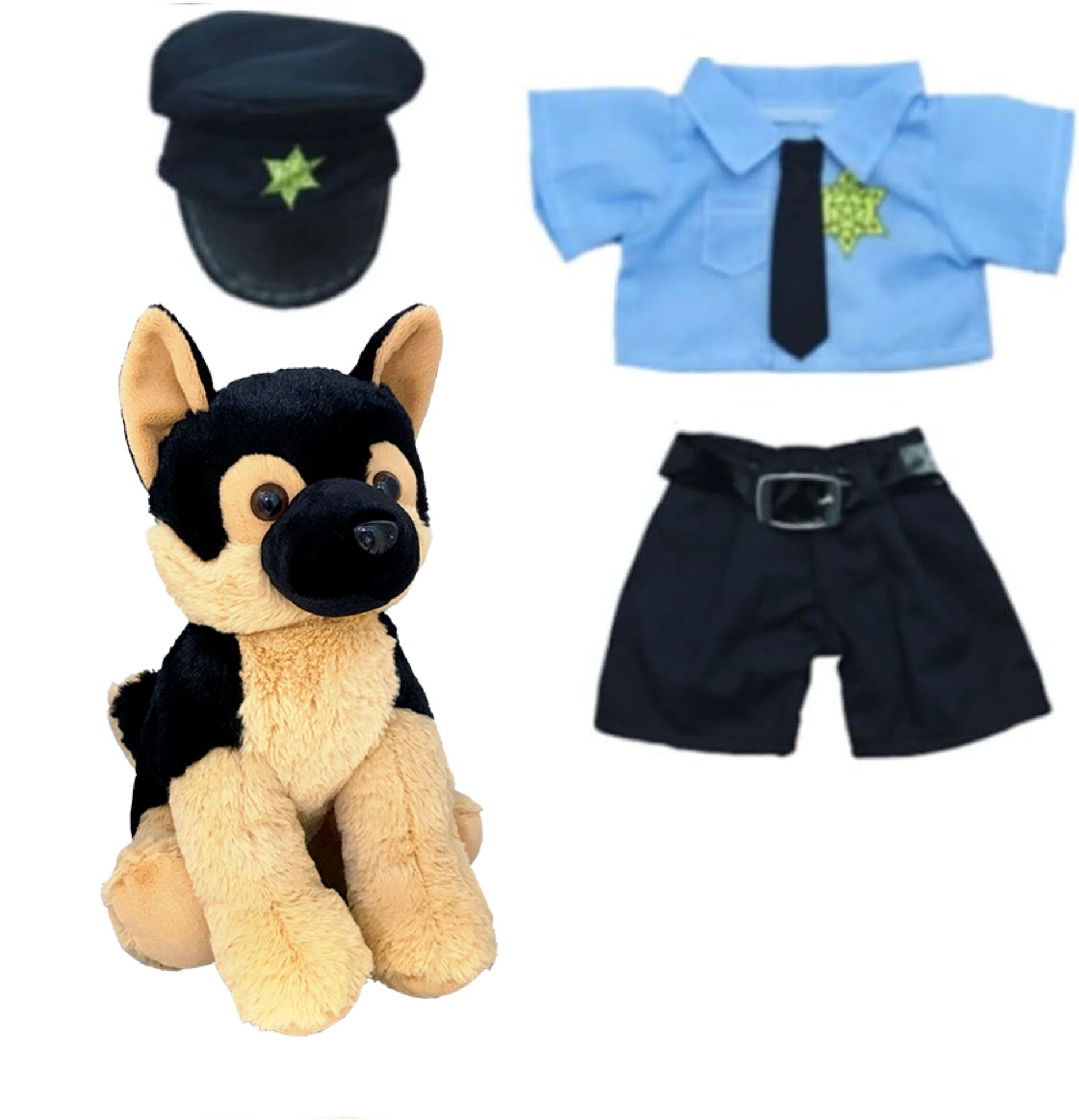 16 Duke German Shepherd Police Plush Toy for Preschool Classroom ...
