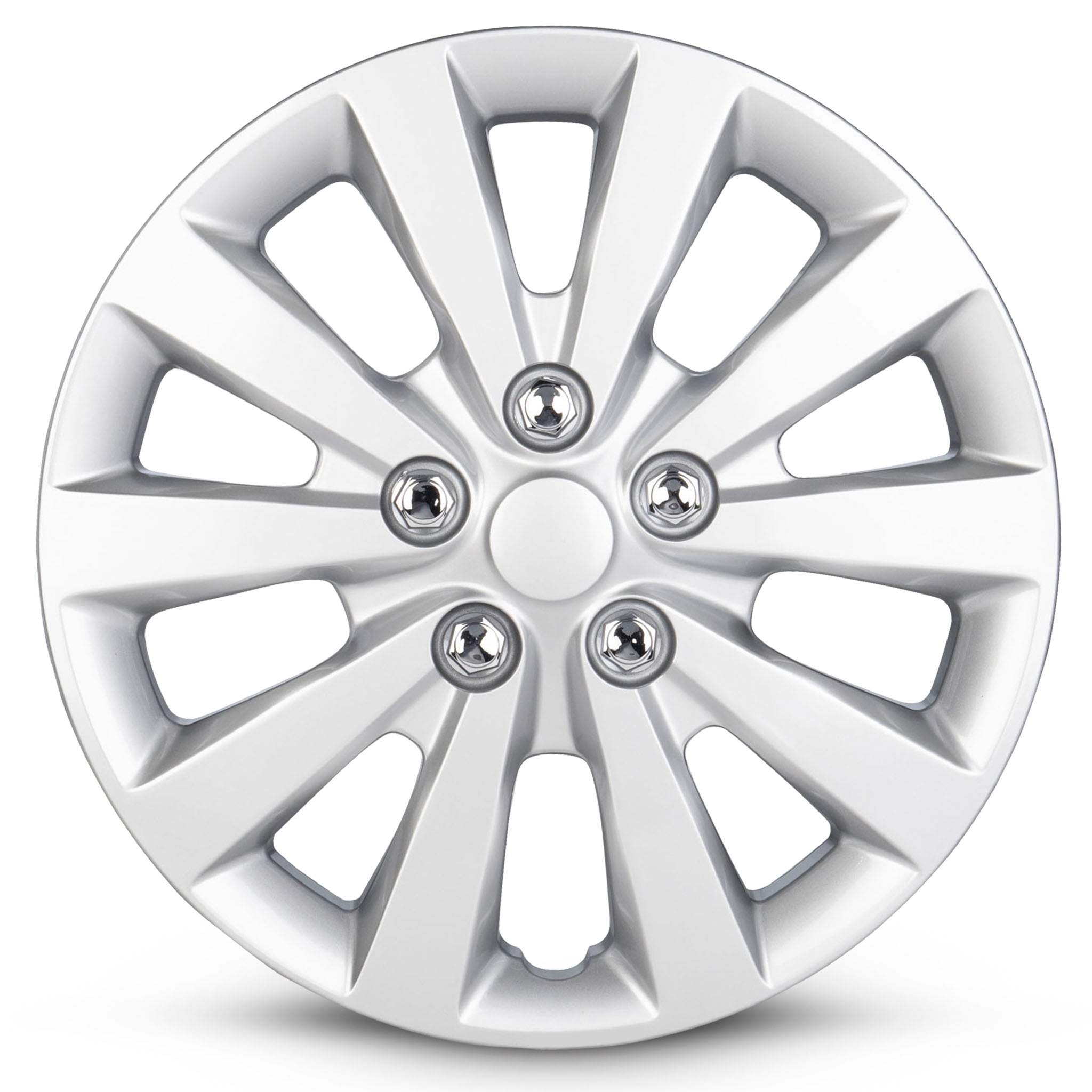 New 16 Inch Hubcaps For 2013-2023 Nissan Leaf - Set of 4 Silver - Wheel ...