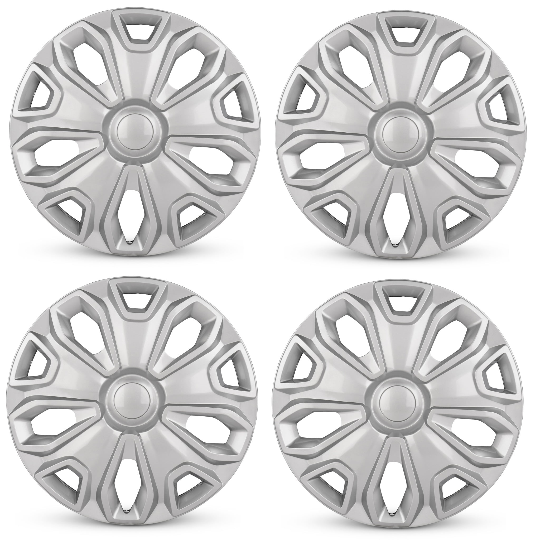 New 16 Inch Hubcaps For 2022-2023 Ford E-Transit - Set of 4 Silver ...