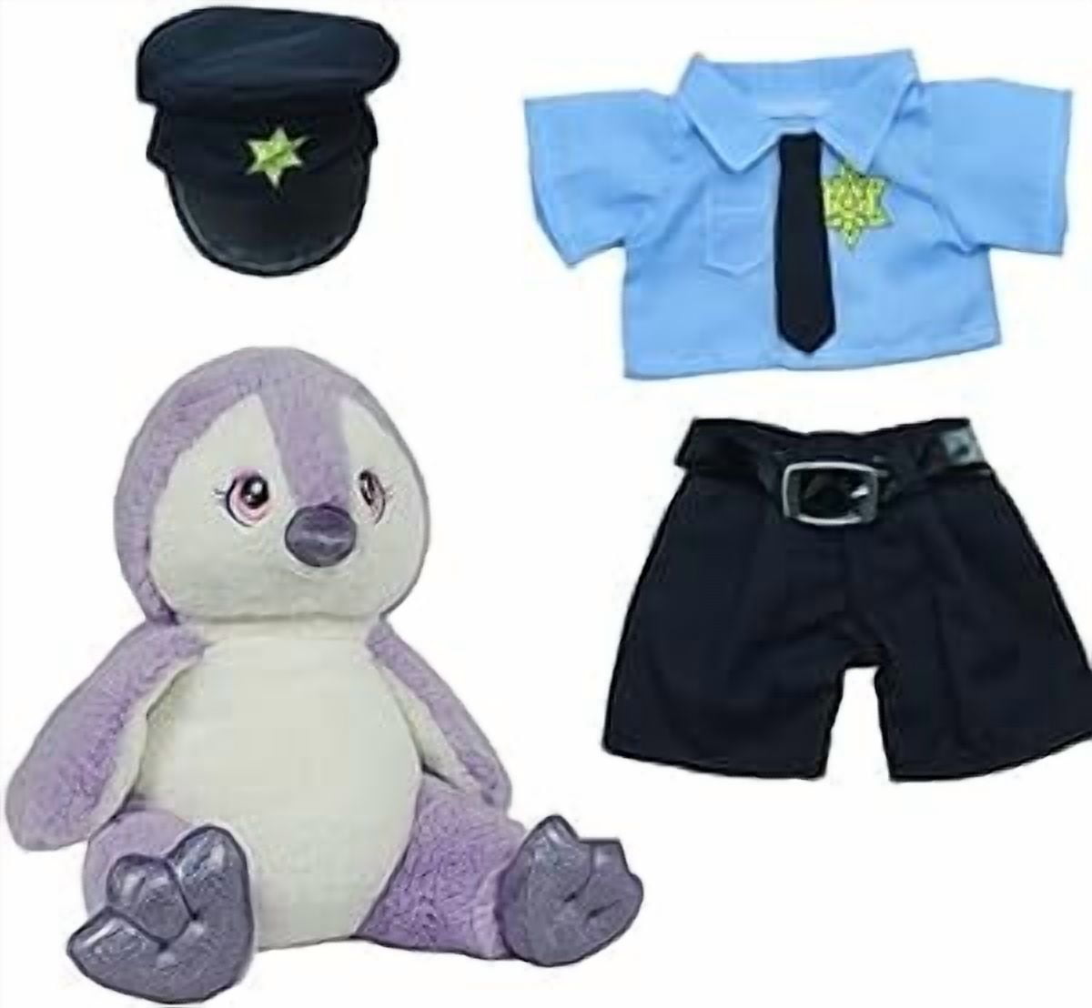 New 16-Inch Penguin Plush Toy in Police Uniform – Soft Stuffed Animal ...