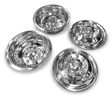 New 16 Inch Rim Simulators For 2007-2021 Ford E450SD Set of 2 Rear & 2 ...