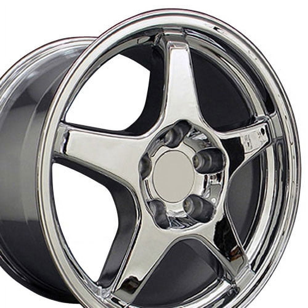 New 17 Inch Chrome Wheel for 88-96 Chevrolet Corvette ZR1 Chrome Rim ...