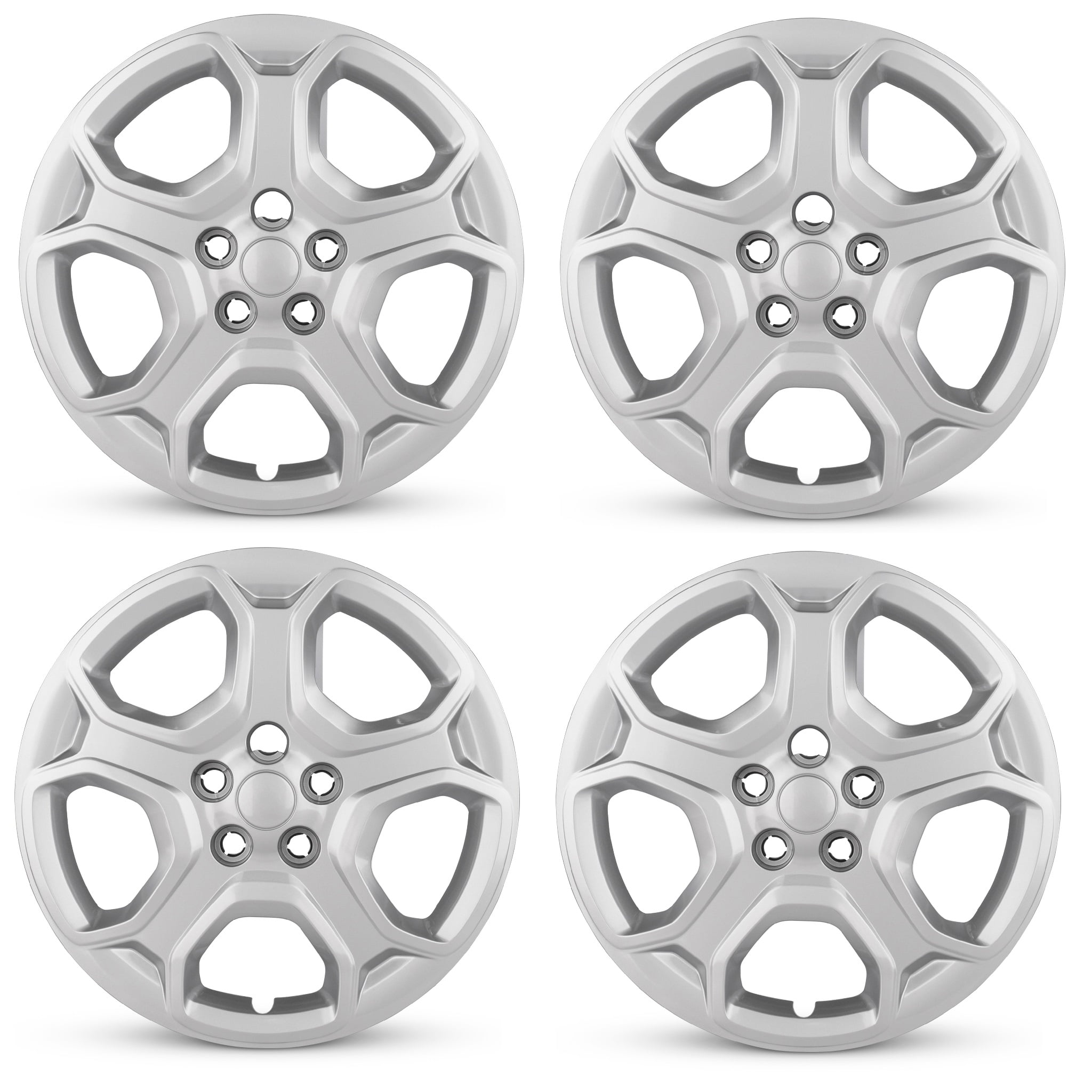 New 17 Inch Hubcaps For 2017-2019 Ford Escape - Set of 4 Silver - Wheel ...