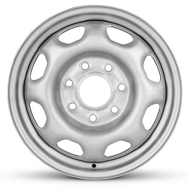 Ford F150 10-14 Silver Painted Steel Rim, 17x7.5 inch Wheel, Fully ...