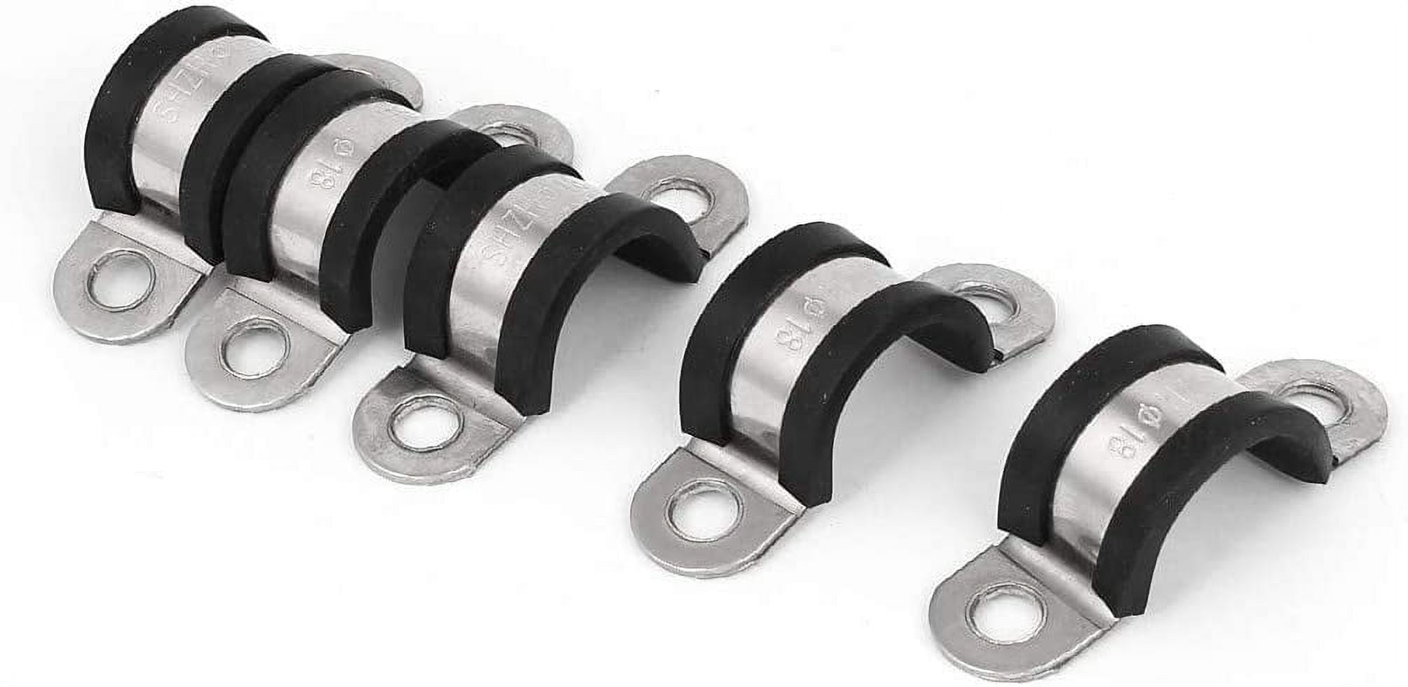 New 18mm U Featured Clips EPDM Rubber reliable efficacy Lined Mounting ...