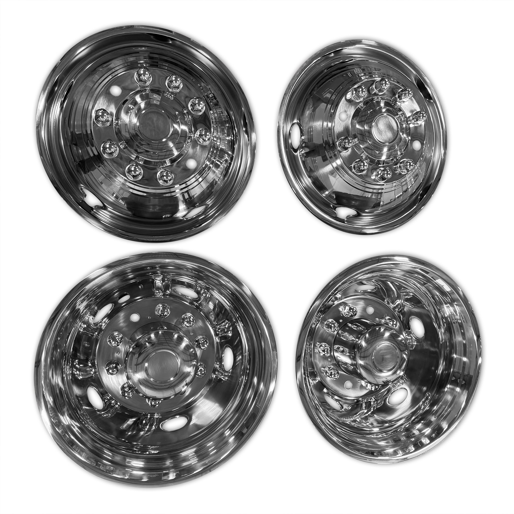 New 19.5 Inch Rim Simulators For 2015-2024 Dodge F450 Set of 2 Rear & 2 ...