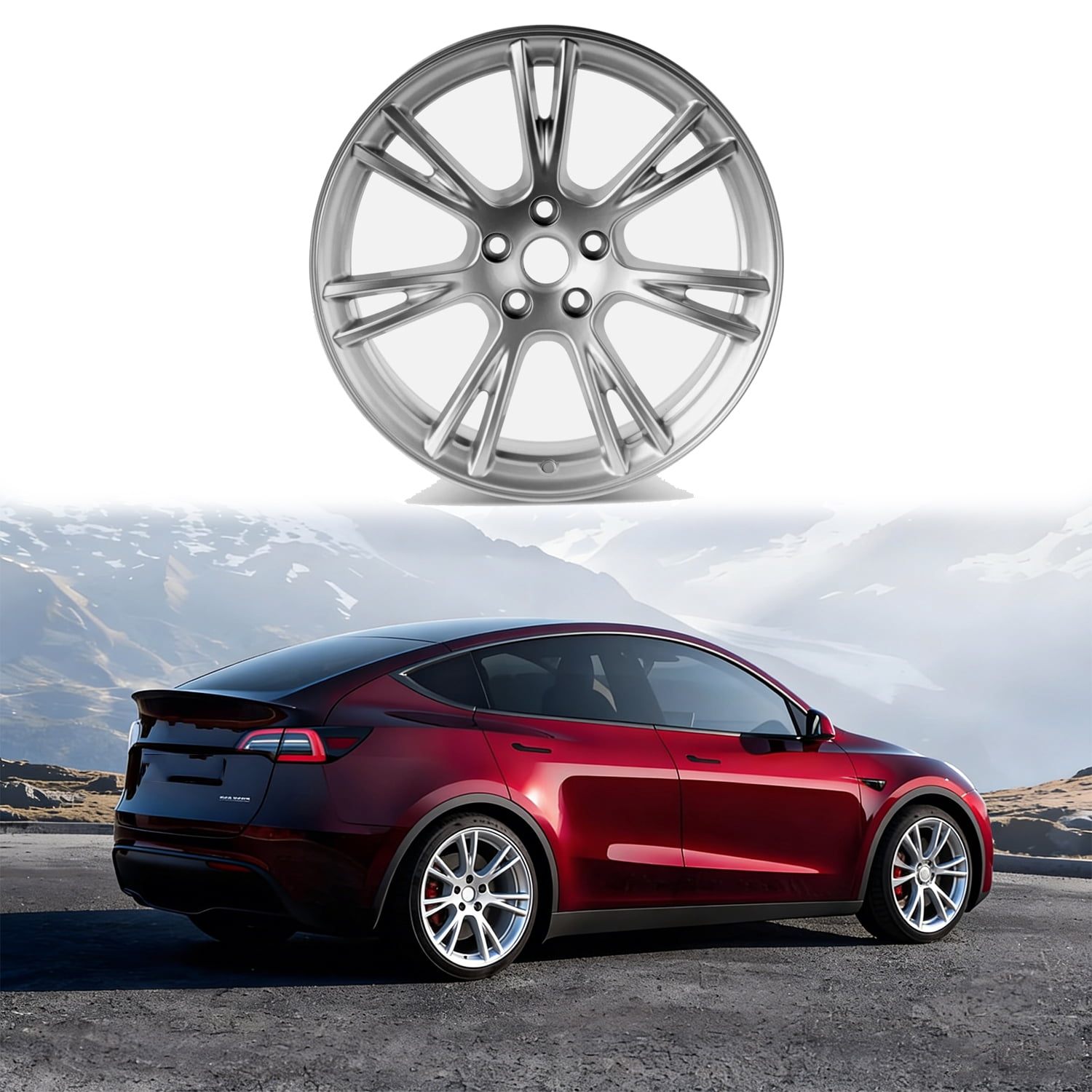 New 19" x 9.5" Replacement Wheel for Tesla Model 3 Model Y 2017-2024 ...
