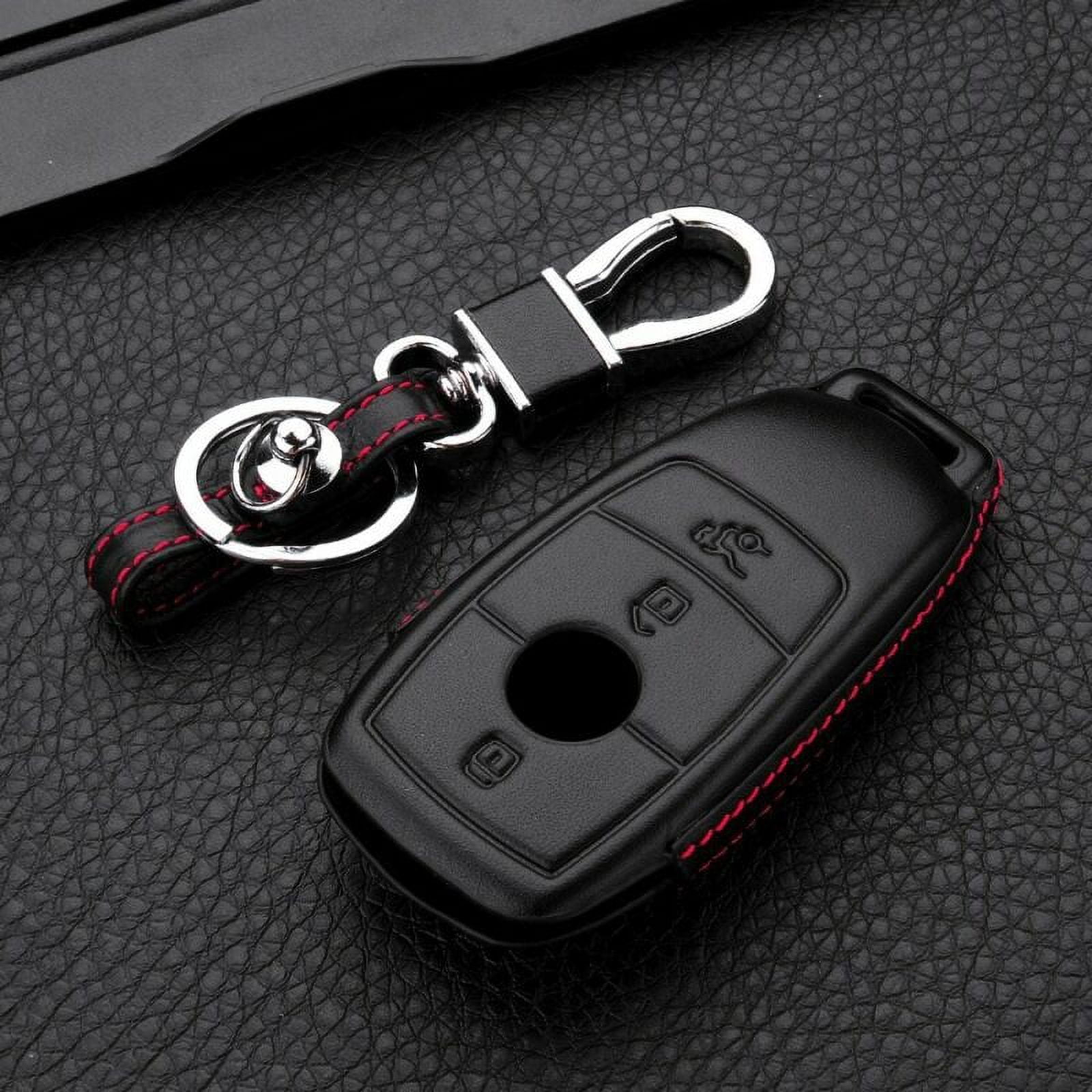 New 1X Leather Car Key Holder Case For Mercedes Benz W213 E200 /E260 ...