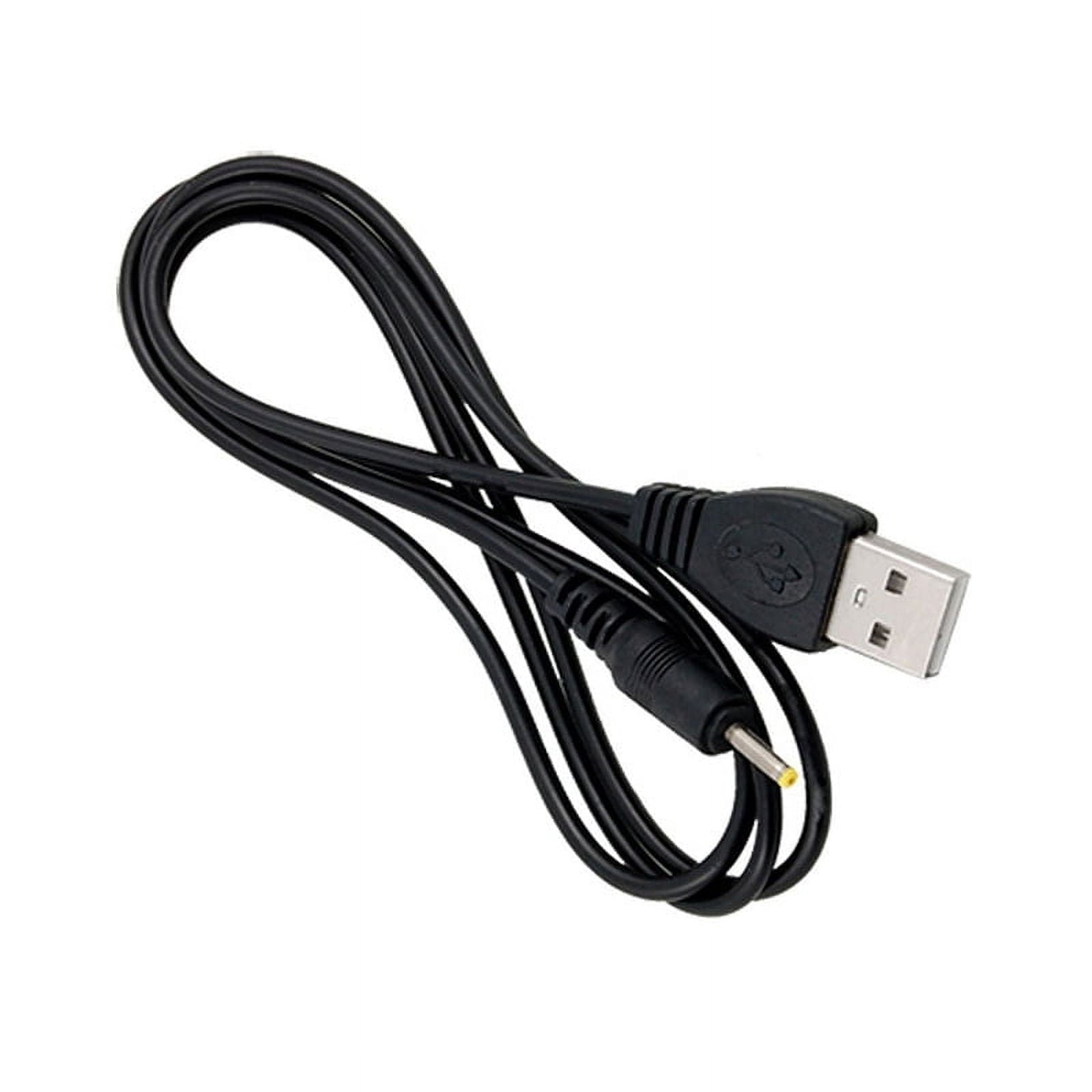 2.5mm 5 v 2 AC, DC USB Power Cable Adapter Tablet Charger Plug (Black ...