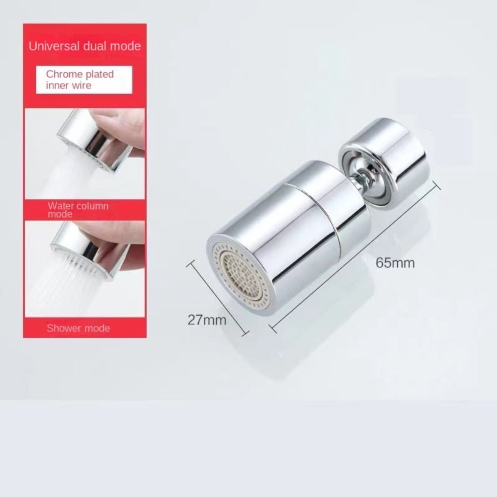 New 2 Mode Kitchen Faucet Spray Head Filter Adjustable 360掳 Rotary ...