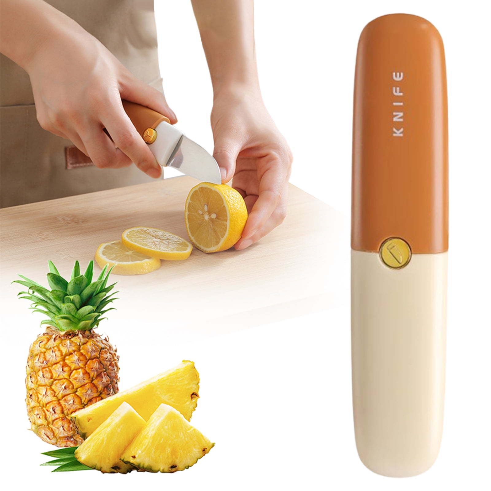 New 2 in 1 Stainless Steel Multi-color Fruit & Vegetable Knife Dual-Use ...