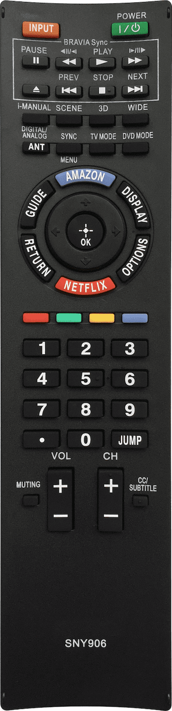 New 2 in 1 TV DVD Remote SNY906 for Sony Smart TV RM-YD040 Sony Blu-Ray ...