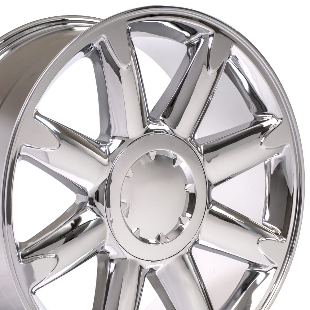 New 20 inch Chrome Wheel for 99-18 GMC Sierra Denali Chrome Rim ...