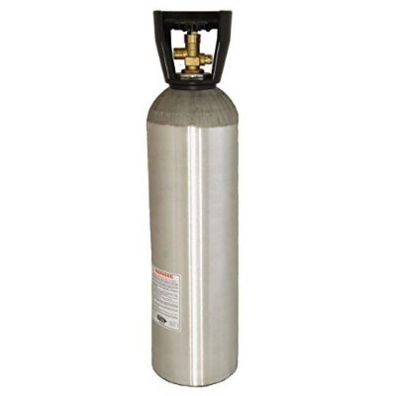 New 20 lb Aluminum CO2 Cylinder with Handle and New CGA320 Valve ...
