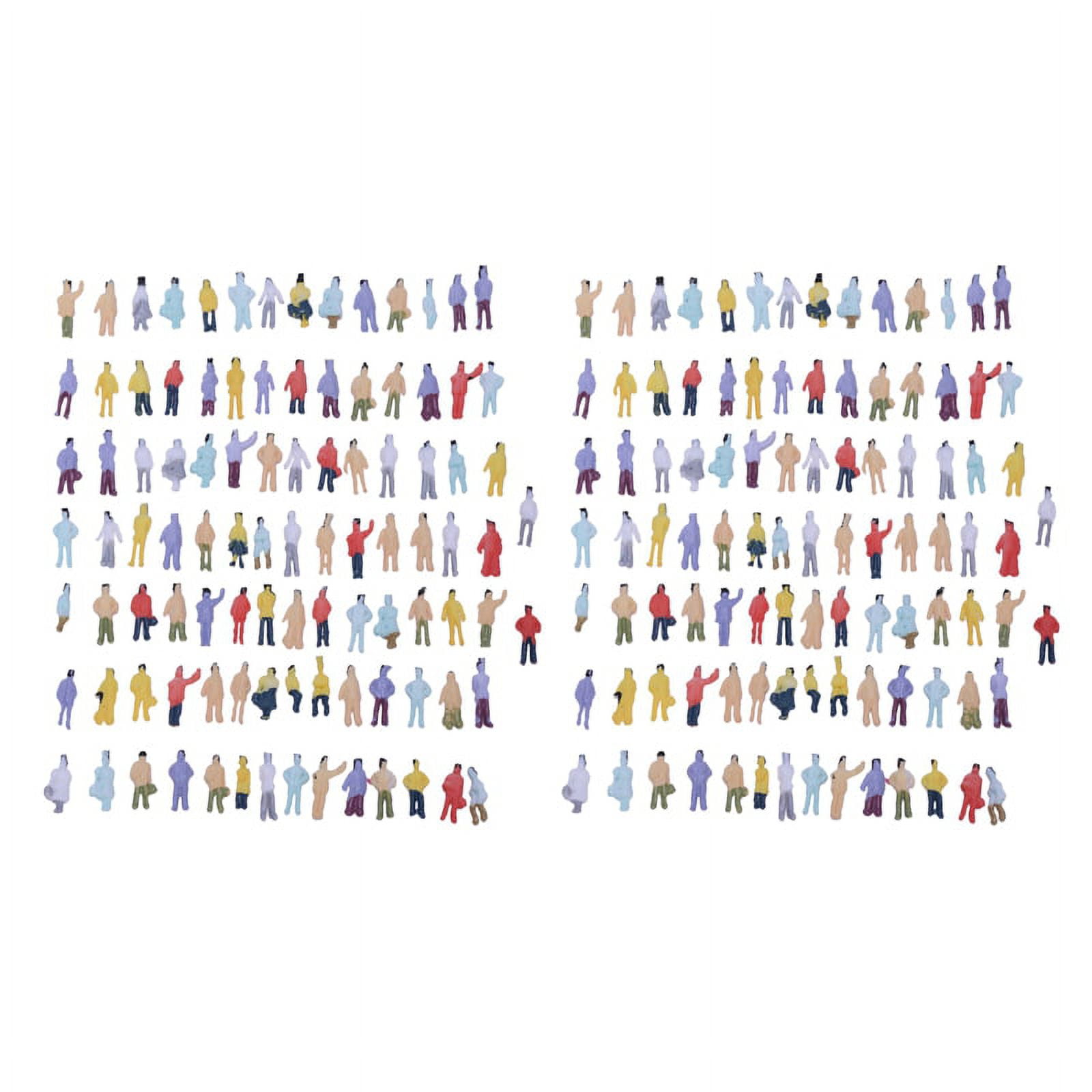 New 200Pcs Painted Model People Figures Scale (1 to 150) - Walmart.com