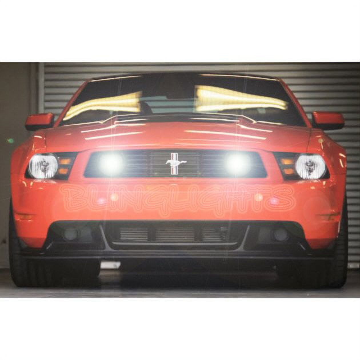 New 2013 2014 Ford Mustang Boss 302 GT Blue LED Grille Driving Lights ...