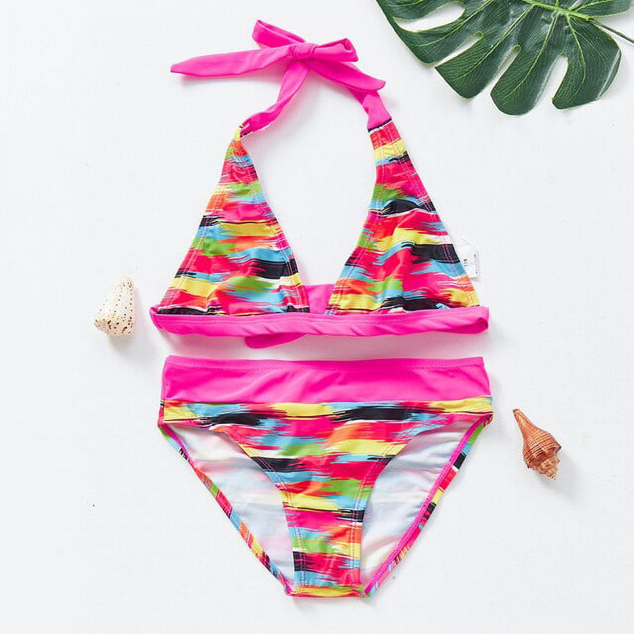 New 2022 Children's Swimwear Two Piece Flamingo Swimsuit For Girls 2022 ...