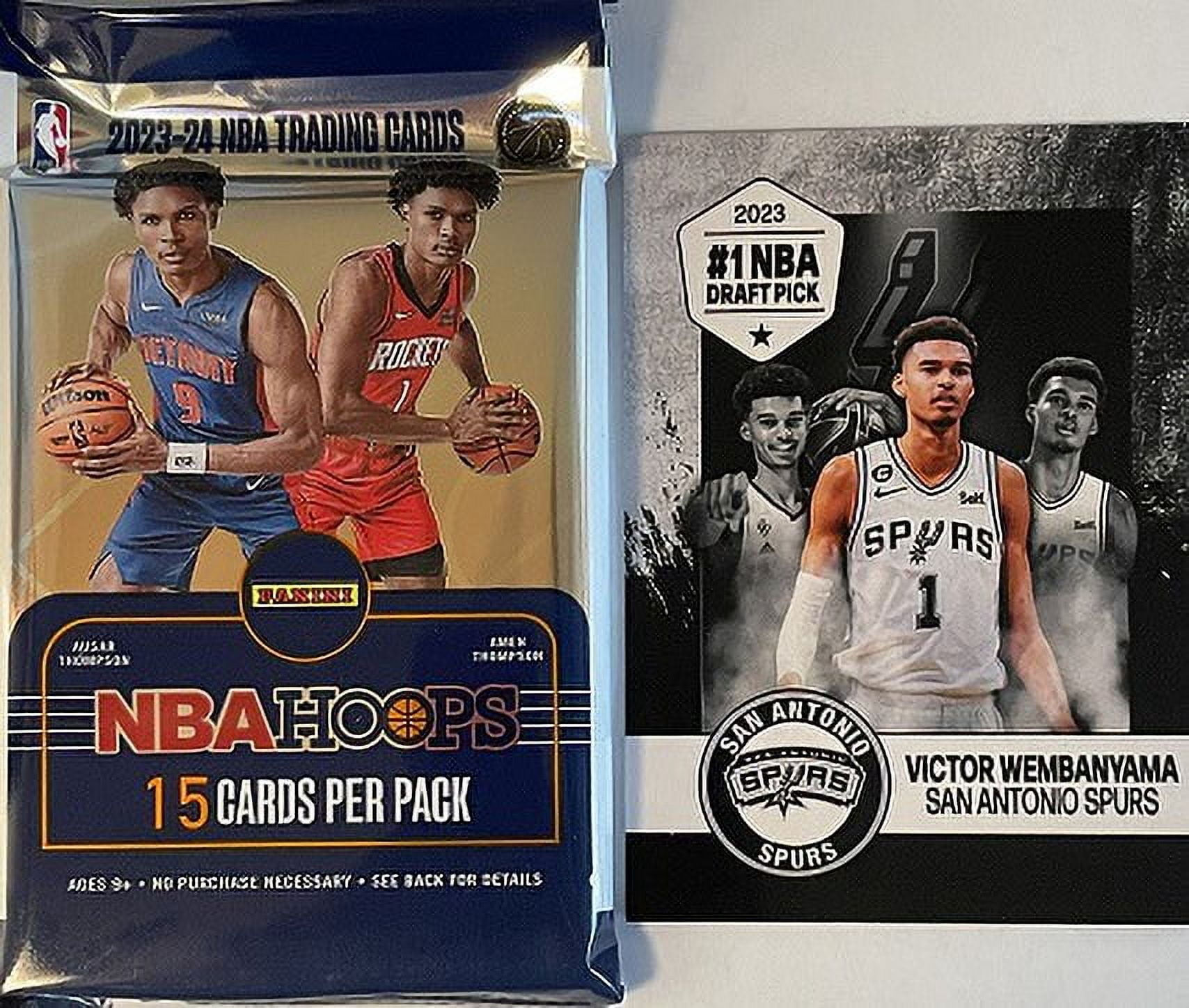 New 2023-24 Panini NBA Hoops Basketball Pack w/ 15 Cards - Plus Novelty ...
