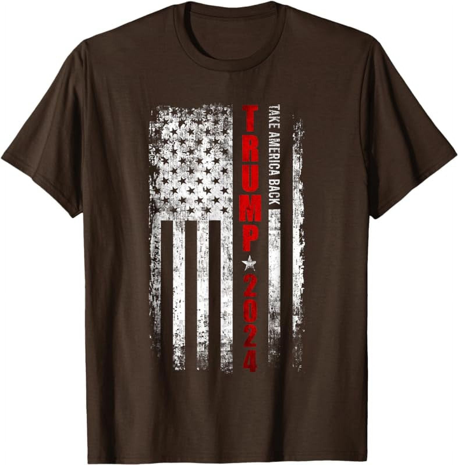 New 2024 Bring America Back American Flag Patriotic T-shirt - Walmart.com