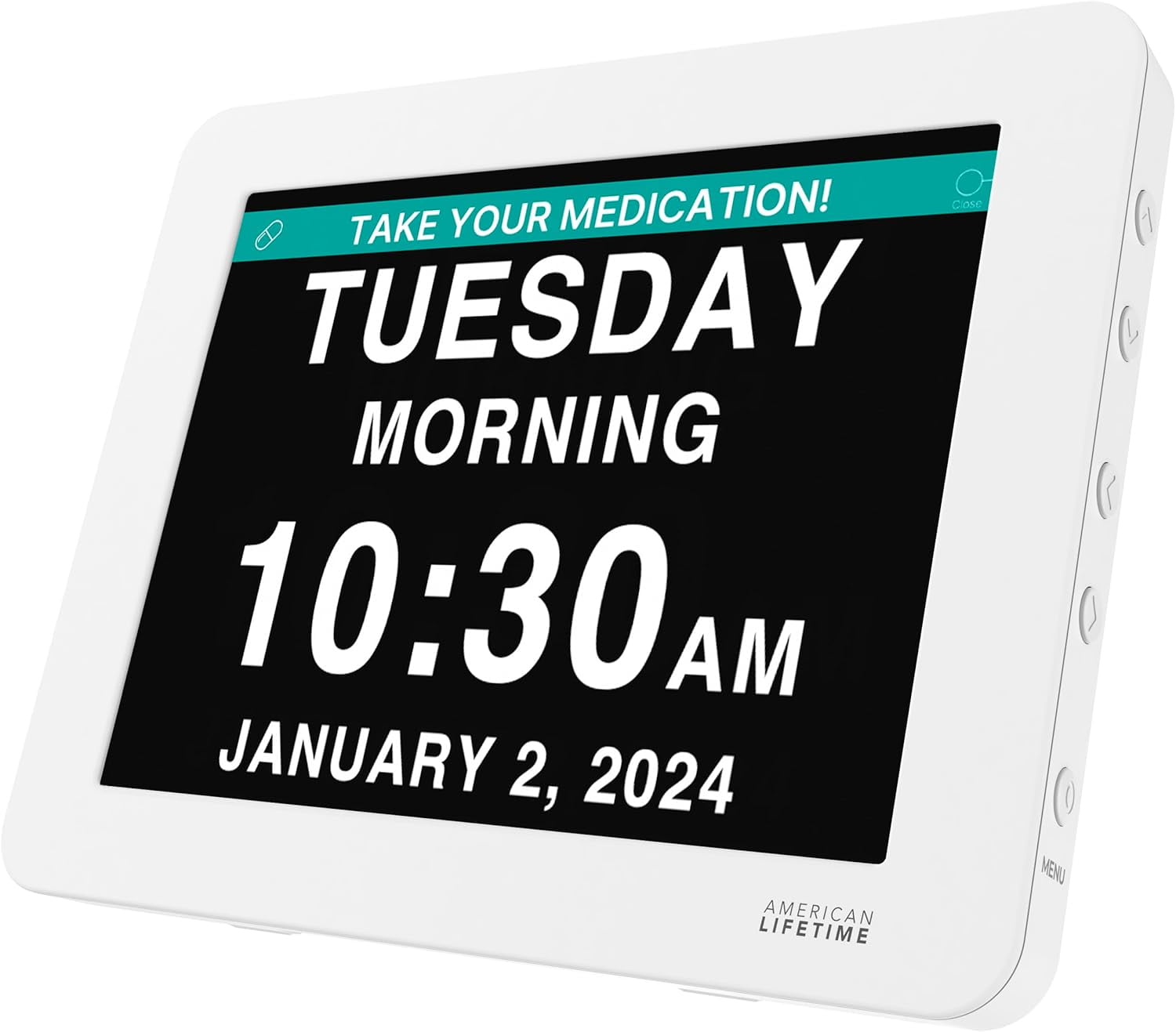 【New 2024】 Dementia Clock Large Digital Clock for Seniors, Digital ...