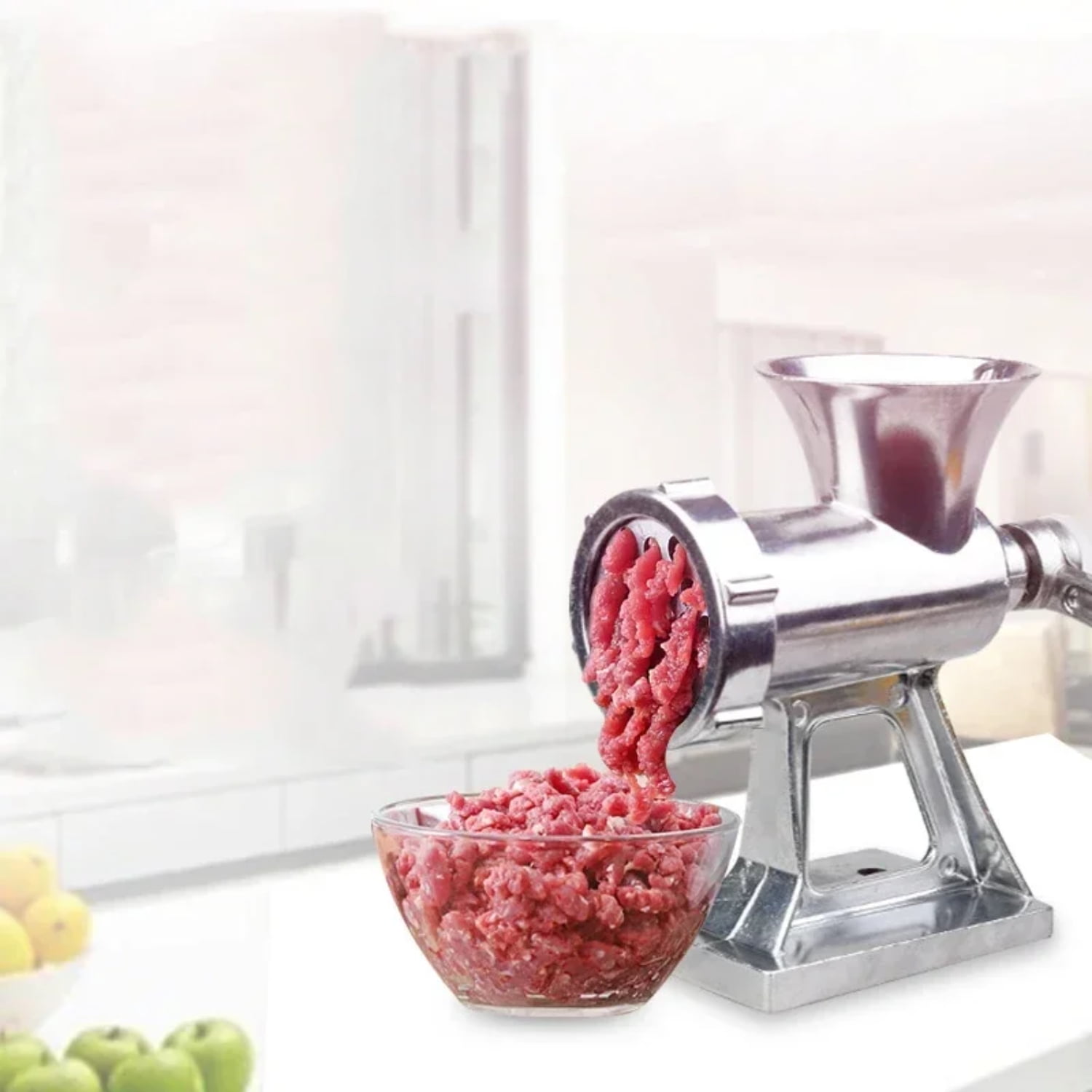 NEW Duty Meat Grinder Mincer Stuffer Manual Sausage Filler Sauce Maker ...