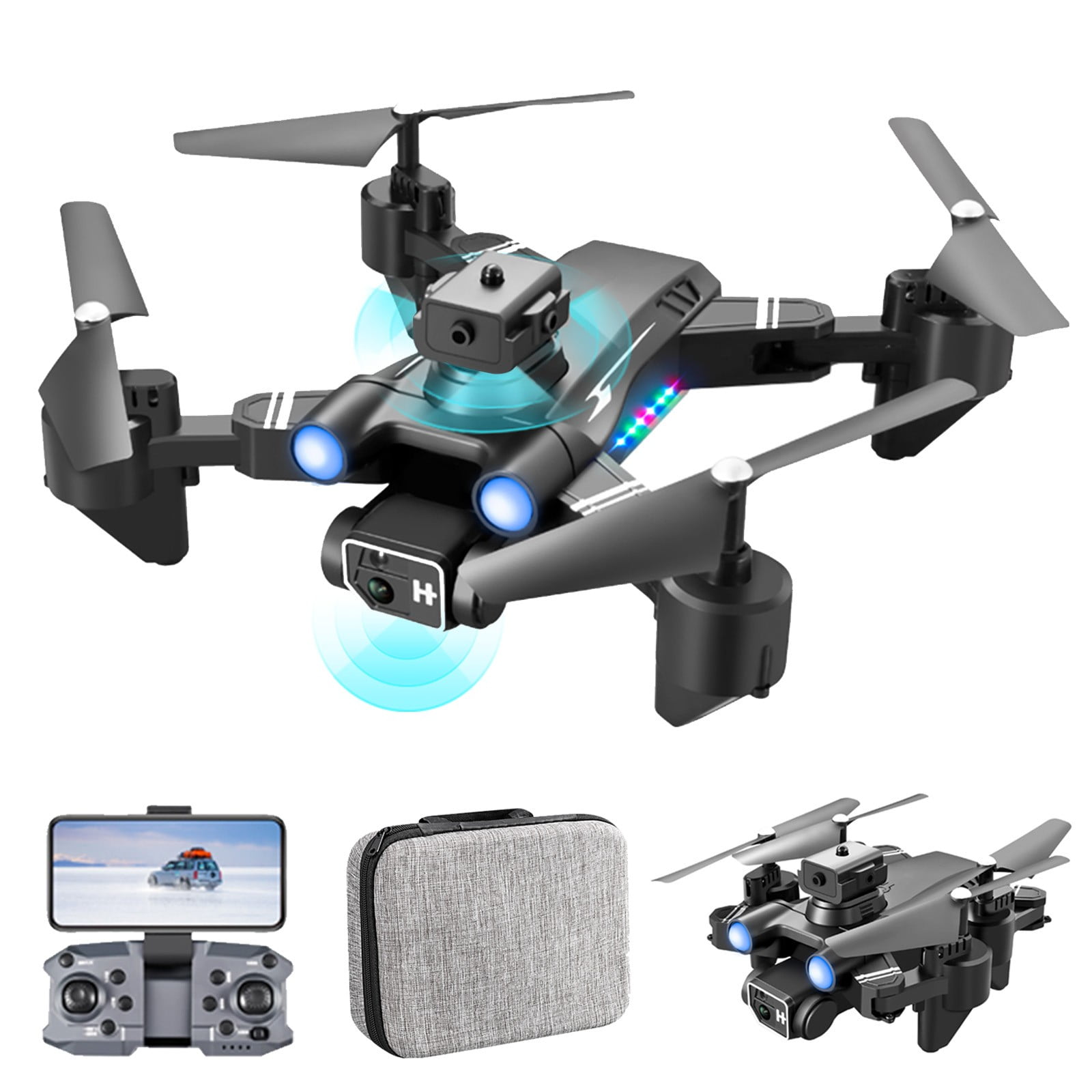 New 2024 Helicopter Drone Foldable FPV Drone with Electrionic ...