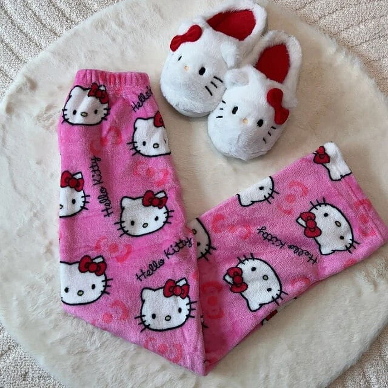 New 2024 Miniso Sanrio Hello Kitty Anime Women‘s Pajama Pants Y2K Home ...