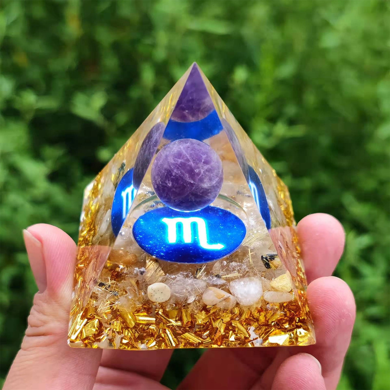New 2024 Ornaments Drip Crystal Energy Crystal Jewelry Desktop Ornament ...