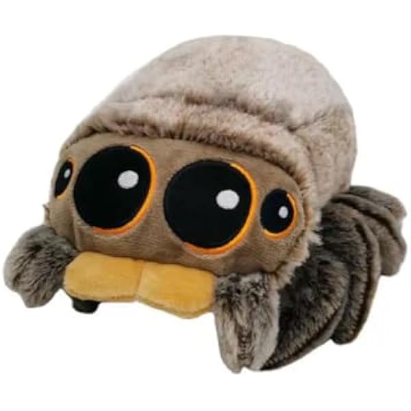 New 2025 Jumping Spider Plush 6.9 inch Cute Spider Stuffed Soft Animal ...
