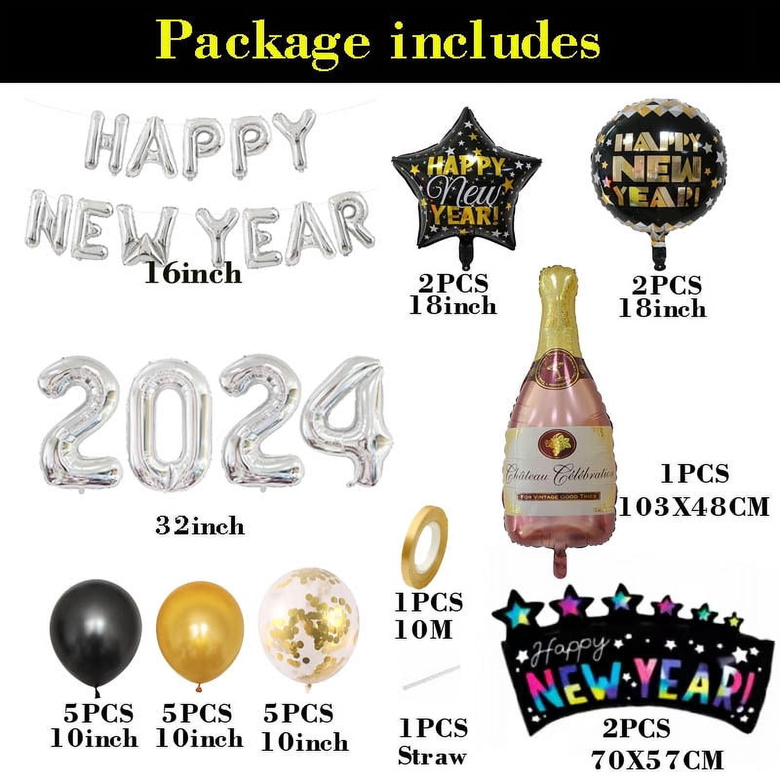 New 2025 New Year Balloon Combination Package New Year Theme Party ...