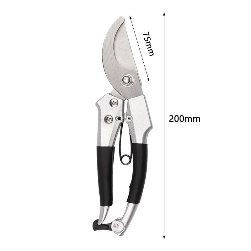 New 20cm Ratchet Plant Trim Horticulture Hand Shear Orchard Pruning ...