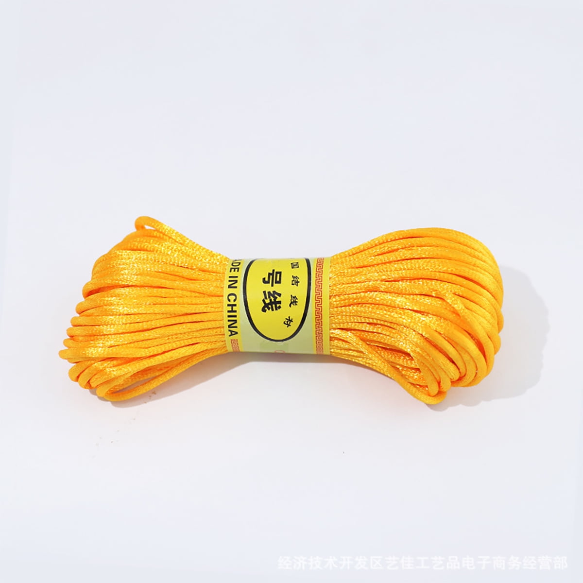 New 20m/Roll 2-2.5mm Chinese Knotted Threads Rope Rattail Satin Macrame ...