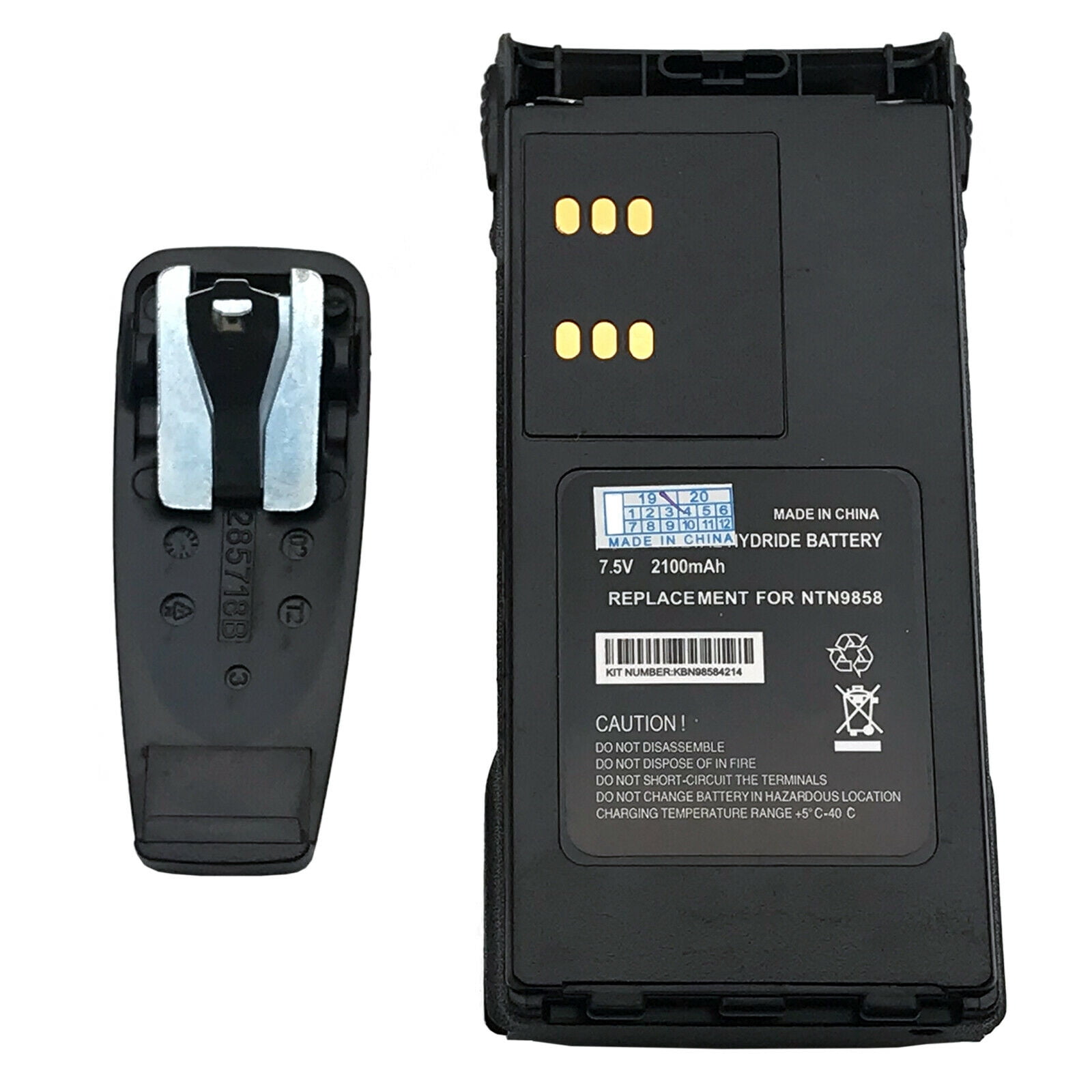 New 2100mAh NiMH Battery for NTN9858 Motorola Radio XTS1500 XTS2500 ...