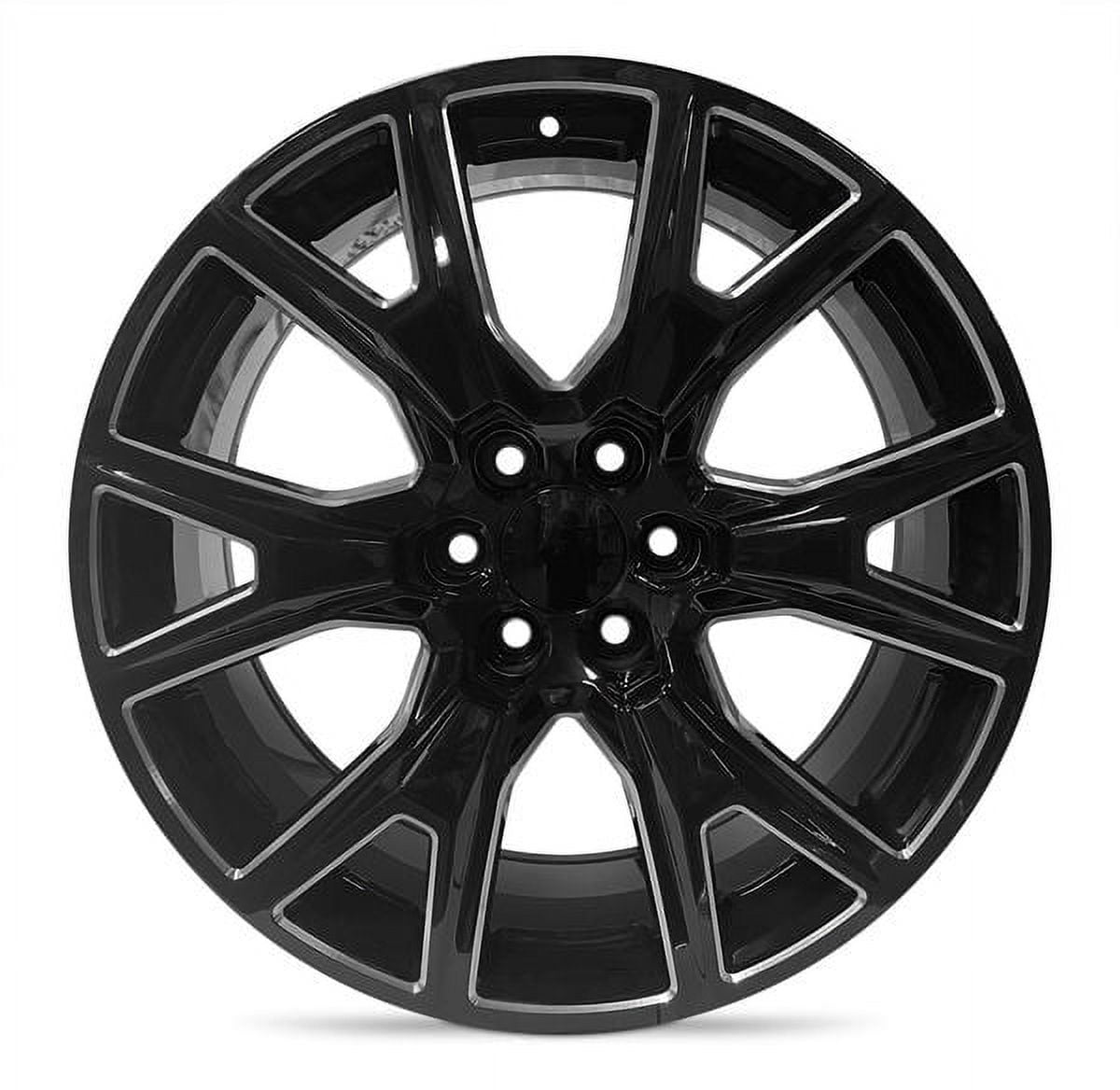New 22x9 inch Wheel for GMC Sierra Denali 1500 2020-2022 Black Milled ...