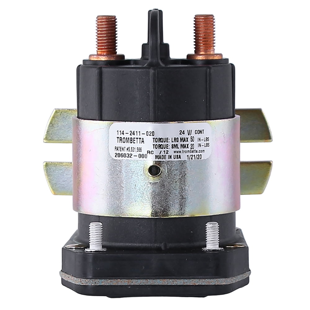 New 24 Volt 4 Termina 225 Amp Continuous Duty Trombetta Solenoid ...