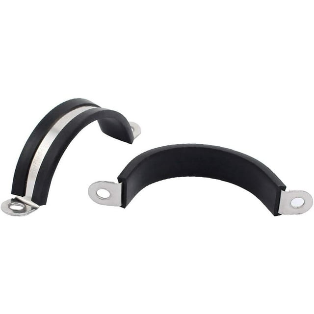 New 2Pcs 45mm Featured Dia Rubber Lined Reliable Efficacy U Shaped ...