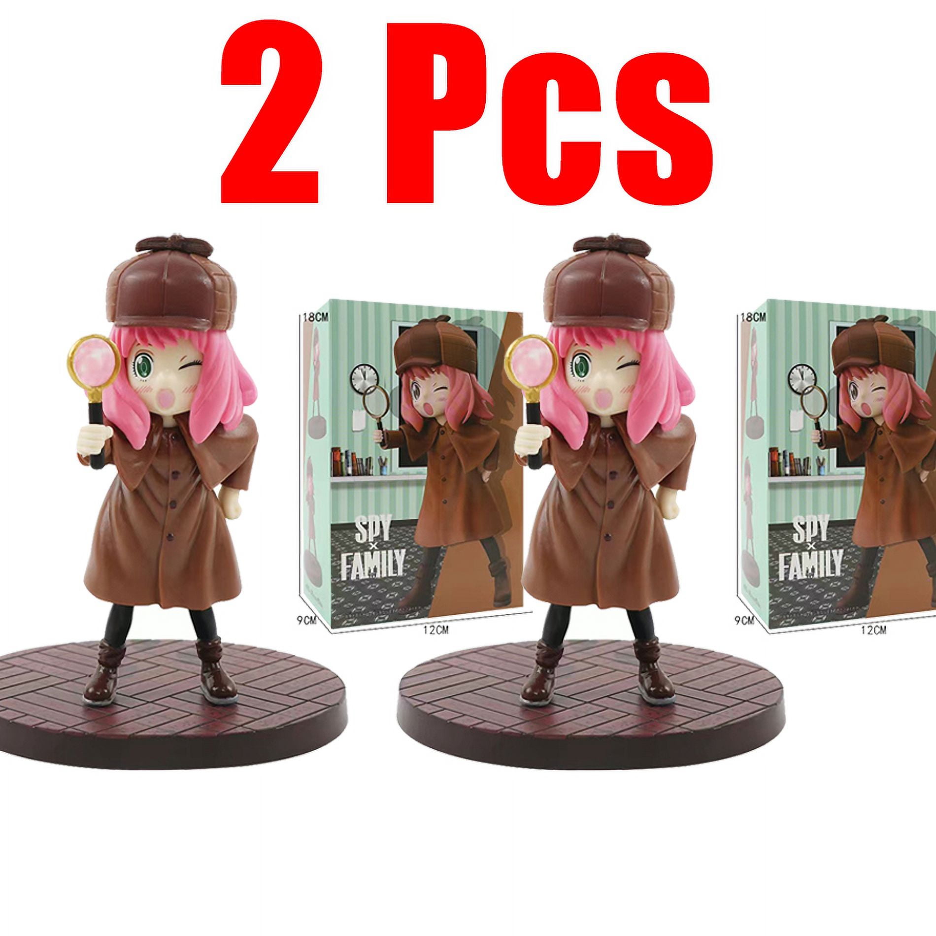 New 2pcs Anime Spy X Family CODE:White 14cm Toy PVC Anya Winter ...