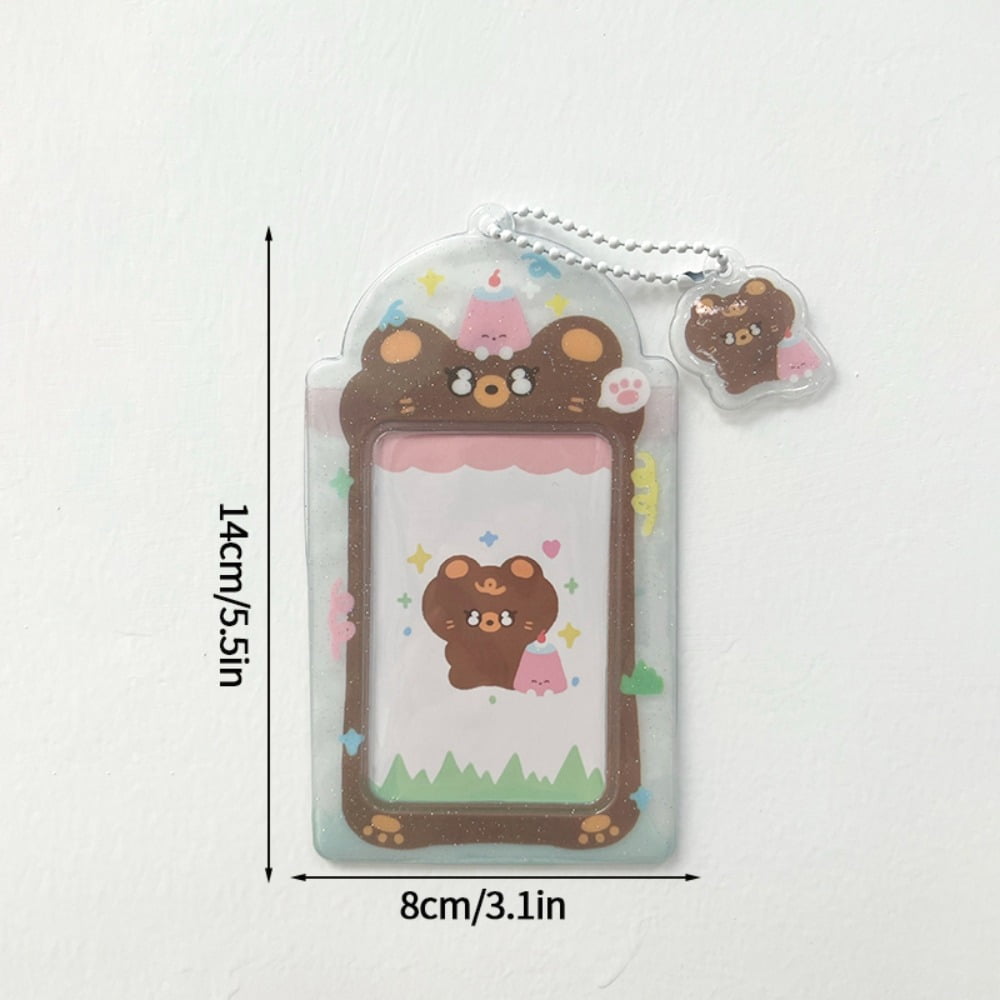 New 3 Inch Cartoon K-Pop Idol Photocard Case Photo Card Holder Cards ...